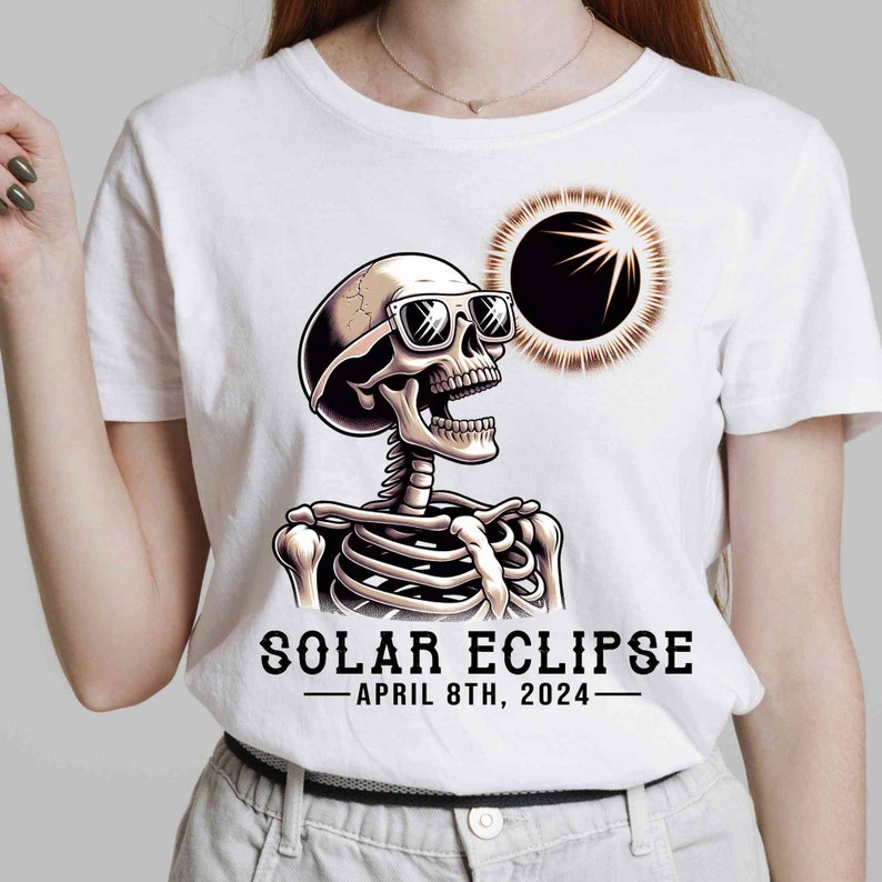 Skeleton Total Solar Eclipse PNG April 8th, America Totality Eclipse ...