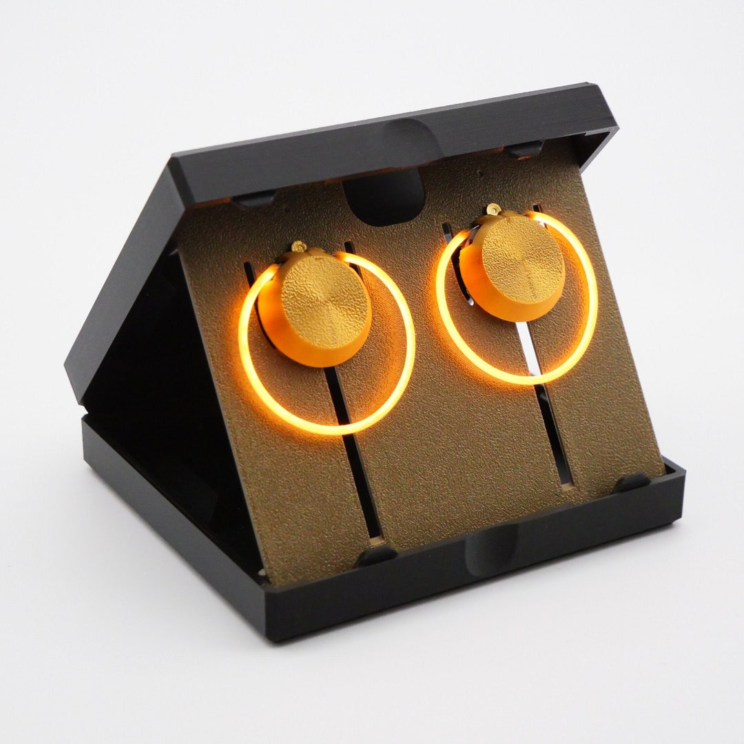 Halo LED Earrings: Travel Display Case - Etsy
