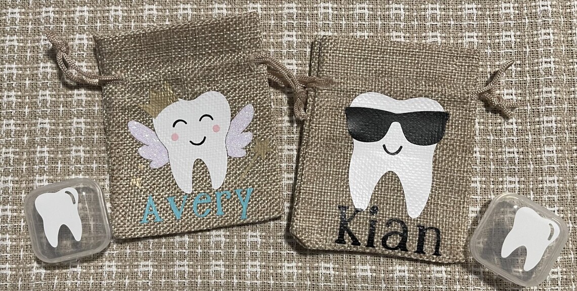 Tooth Fairy Tooth Fairy Bag W/ Tooth Container - Etsy