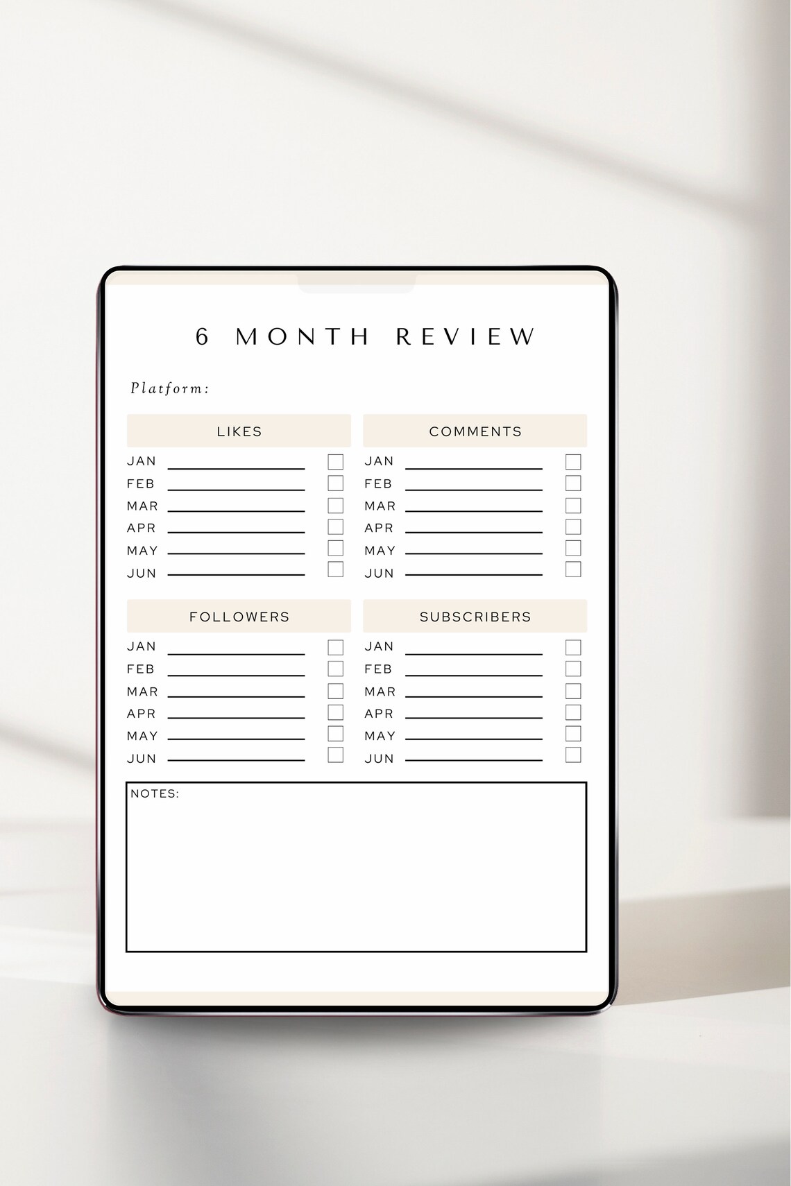 Social Media Content Calendar Planner, Digital Content Planner ...