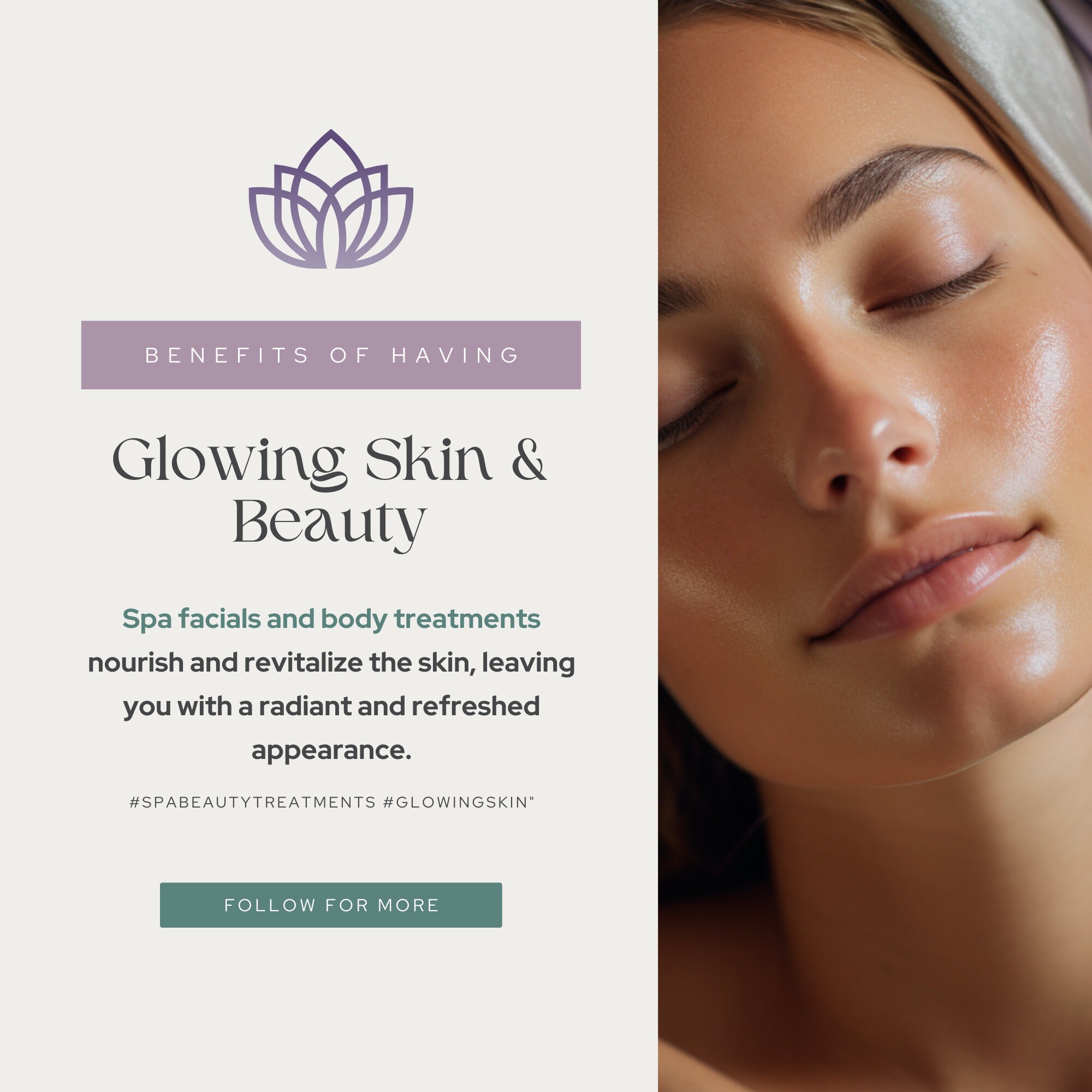 Med Spa Posts | Esthetician Templates | Esthetician Flyer | Social ...