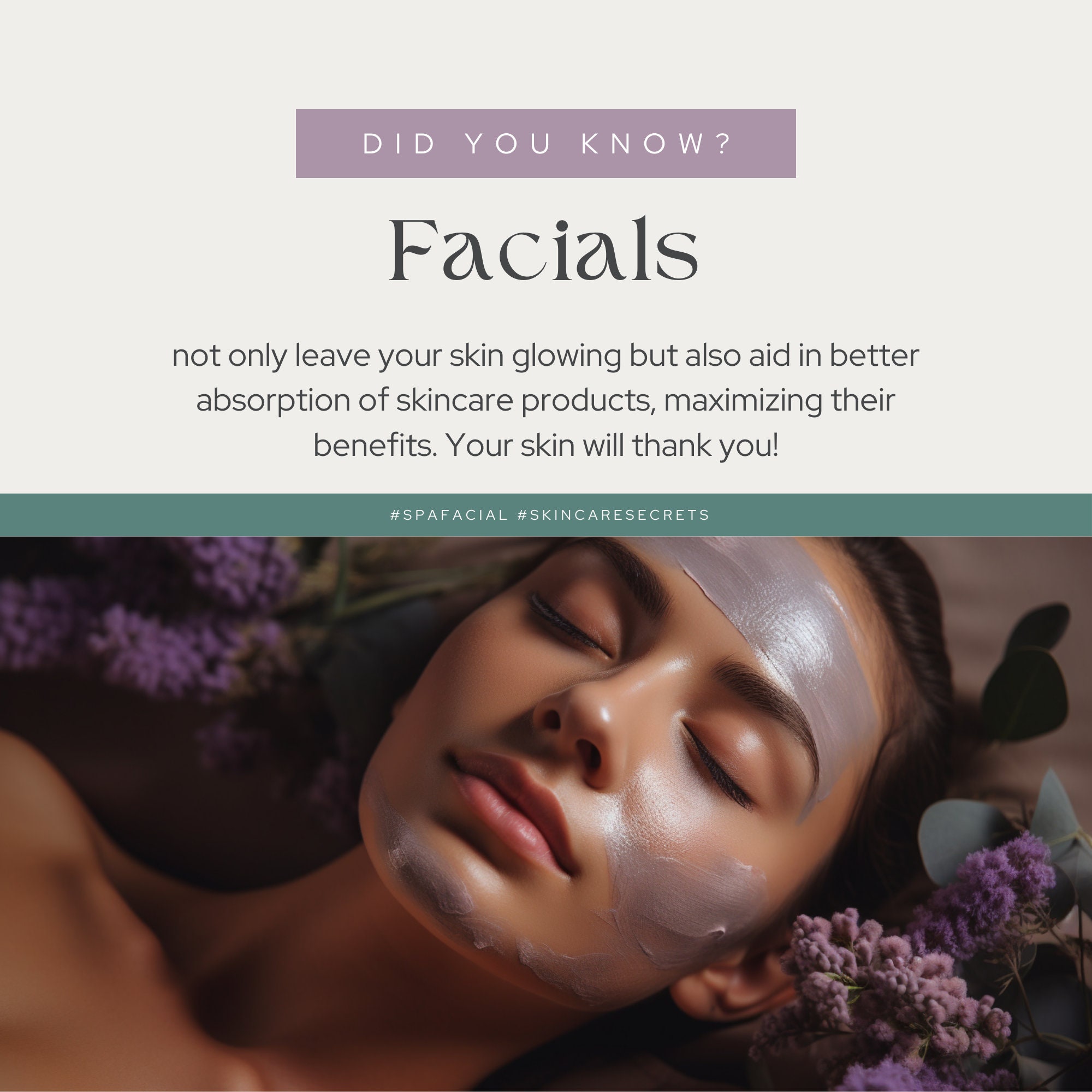 Med Spa Posts | Esthetician Templates | Esthetician Flyer | Social ...