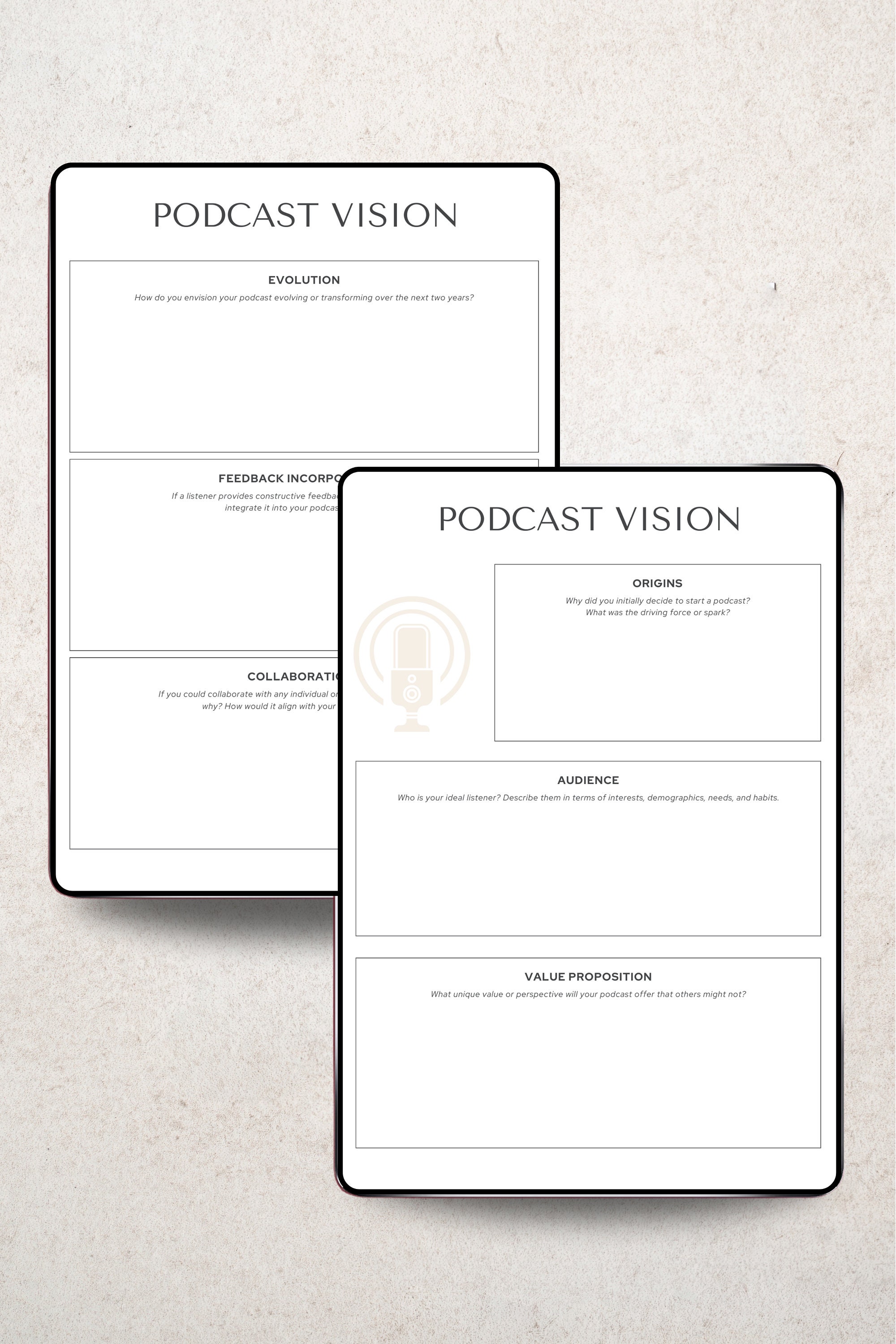Podcast Planner Template Editable, Podcast Content Planner, Podcast ...