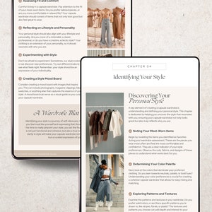 Capsule Wardrobe Ebook Template, Capsule Wardrobe Guide Template Canva ...
