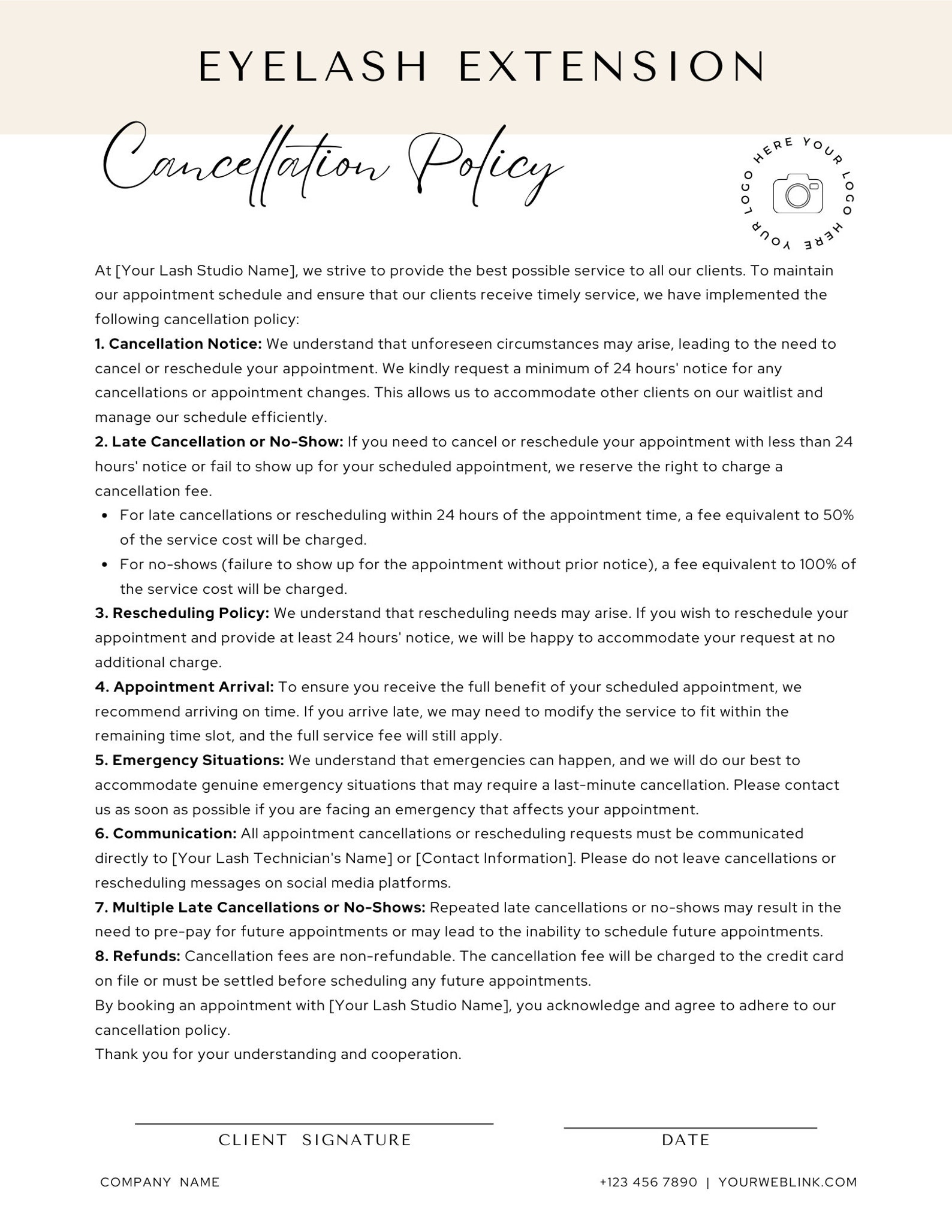 Client Consent Form Eyelashes, Lash Tech Consent Forms, Eyelash ...