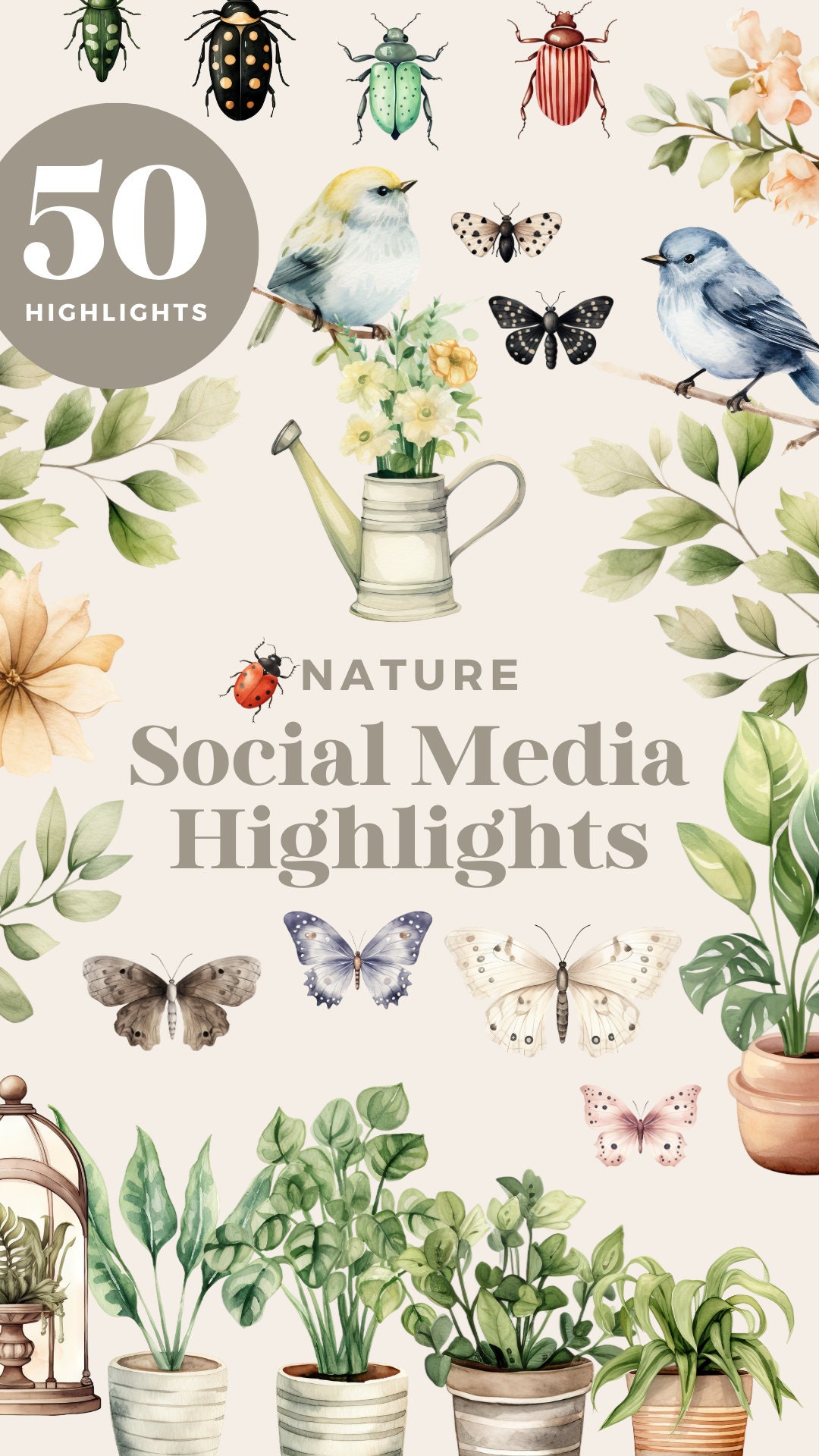 Nature Instagram Story Highlight Icons | Nature Icons | Boho Instagram ...