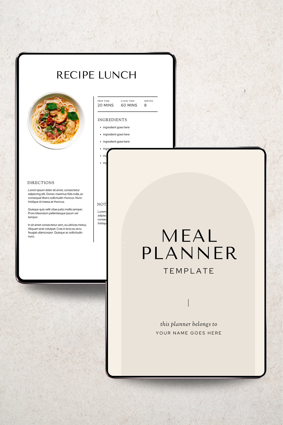 2024 Weekly Meal Planner and Grocery List Meal Planner Digital Template ...