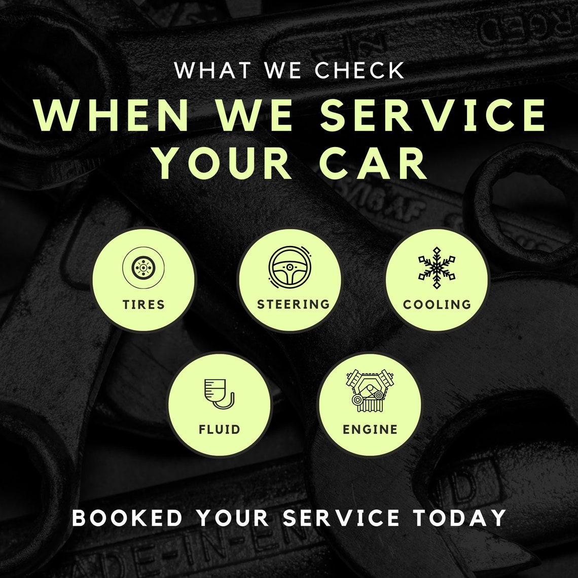 Mechanic Instagram Post Templates, Auto Repair Shop Instagram, Car ...