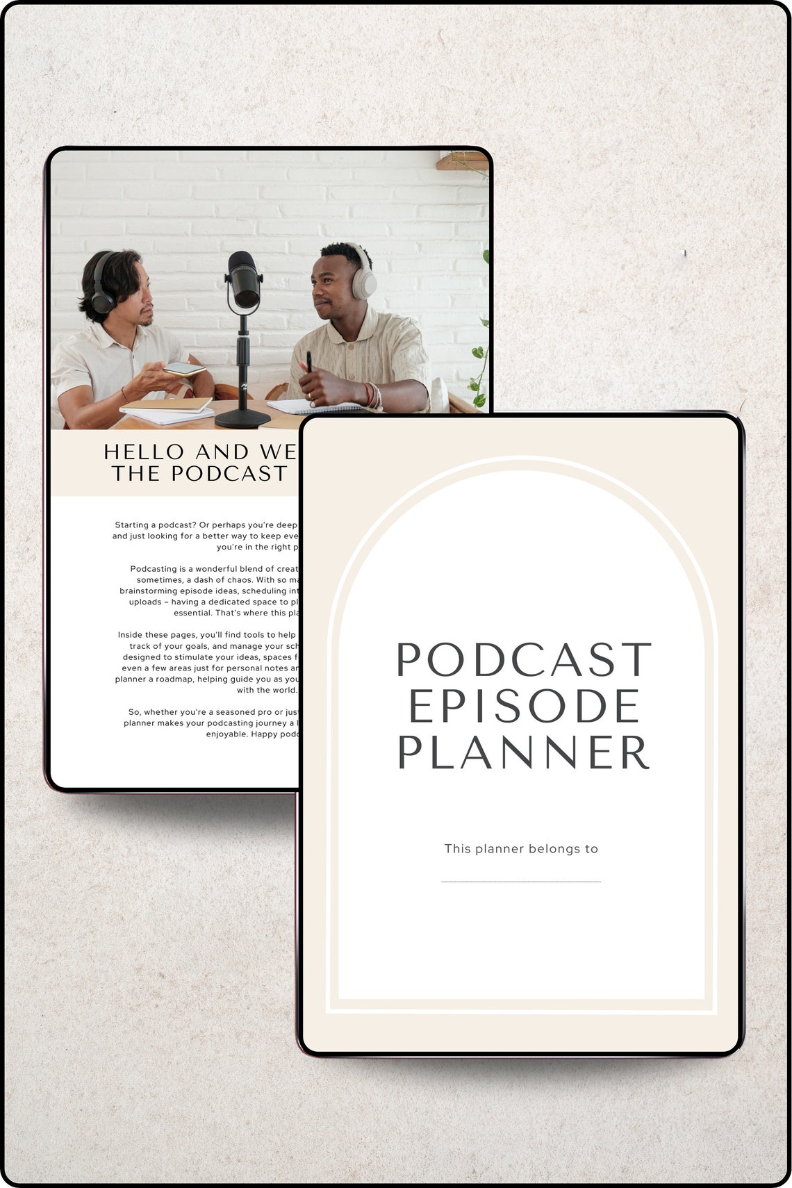 Podcast Planner Template Editable, Podcast Content Planner, Podcast ...