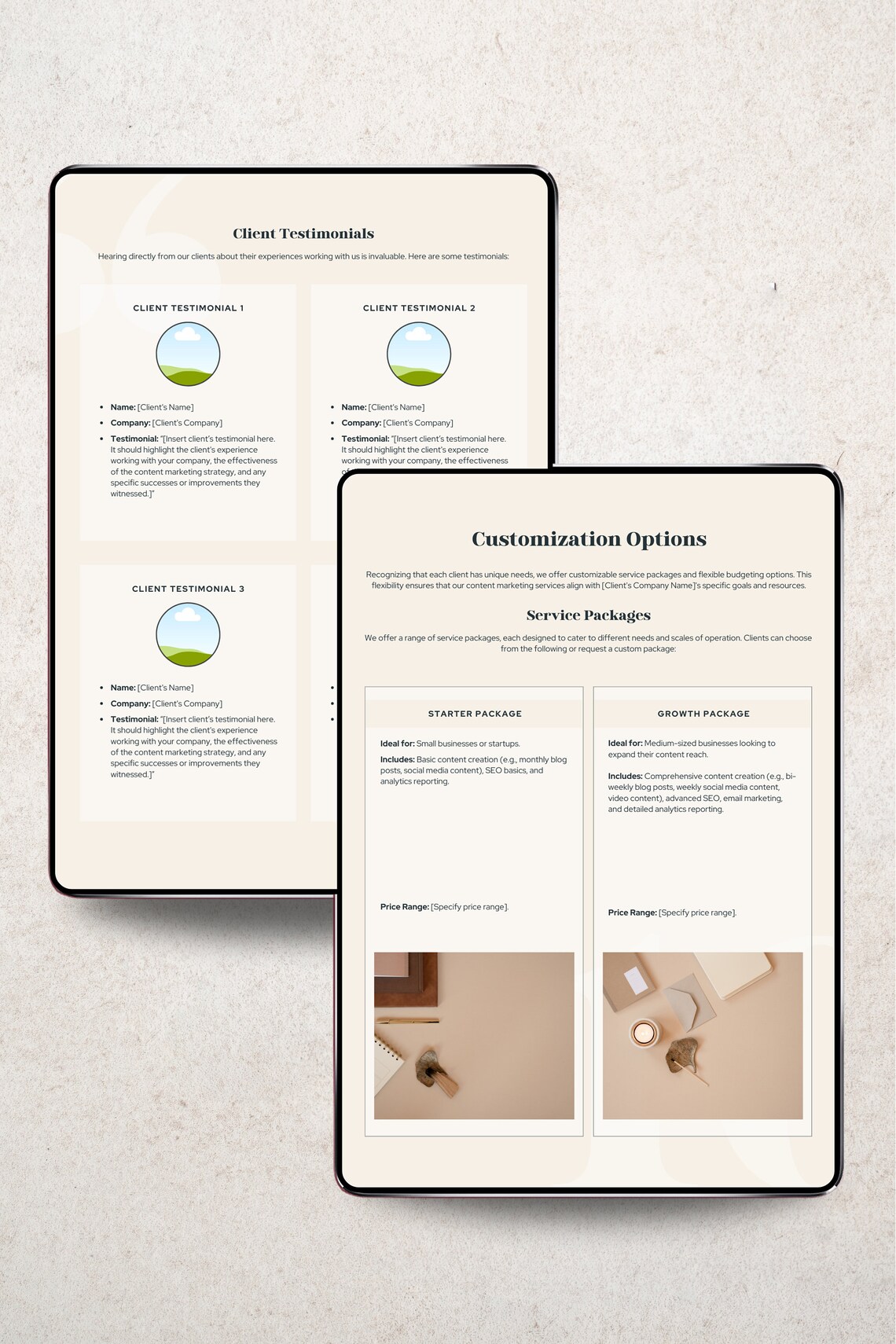 Content Proposal Template Canva Content Marketing Proposal Template ...