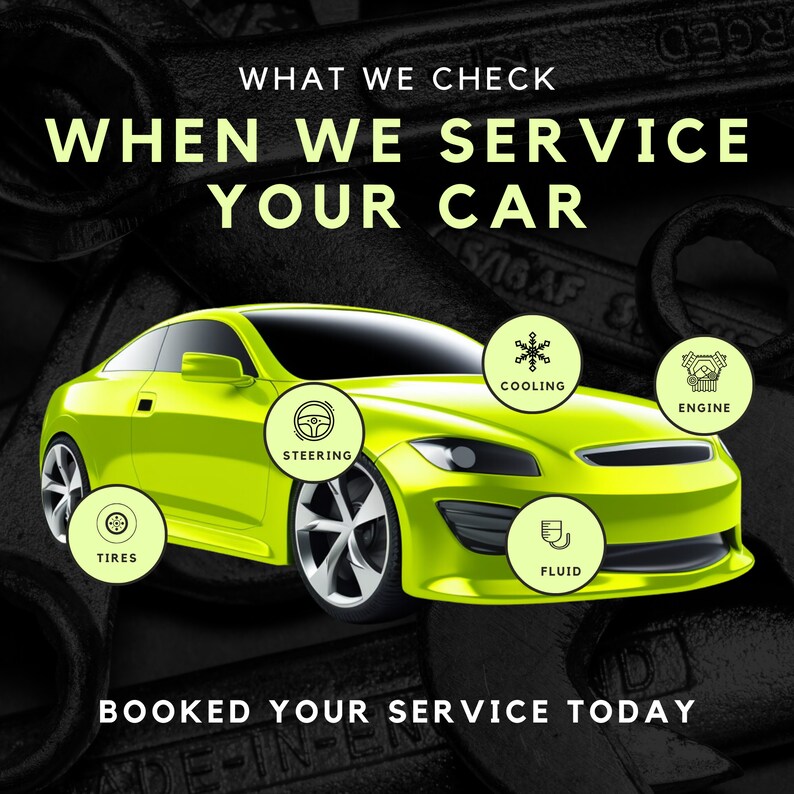 Mechanic Instagram Post Templates, Auto Repair Shop Instagram, Car ...