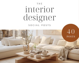 Interior Design Mood Board Canva Template - Etsy