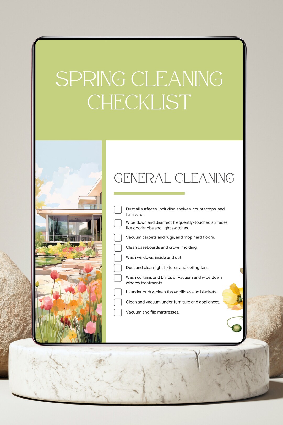 Spring Deep Cleaning Checklist, Master Cleaning Checklist Printable ...