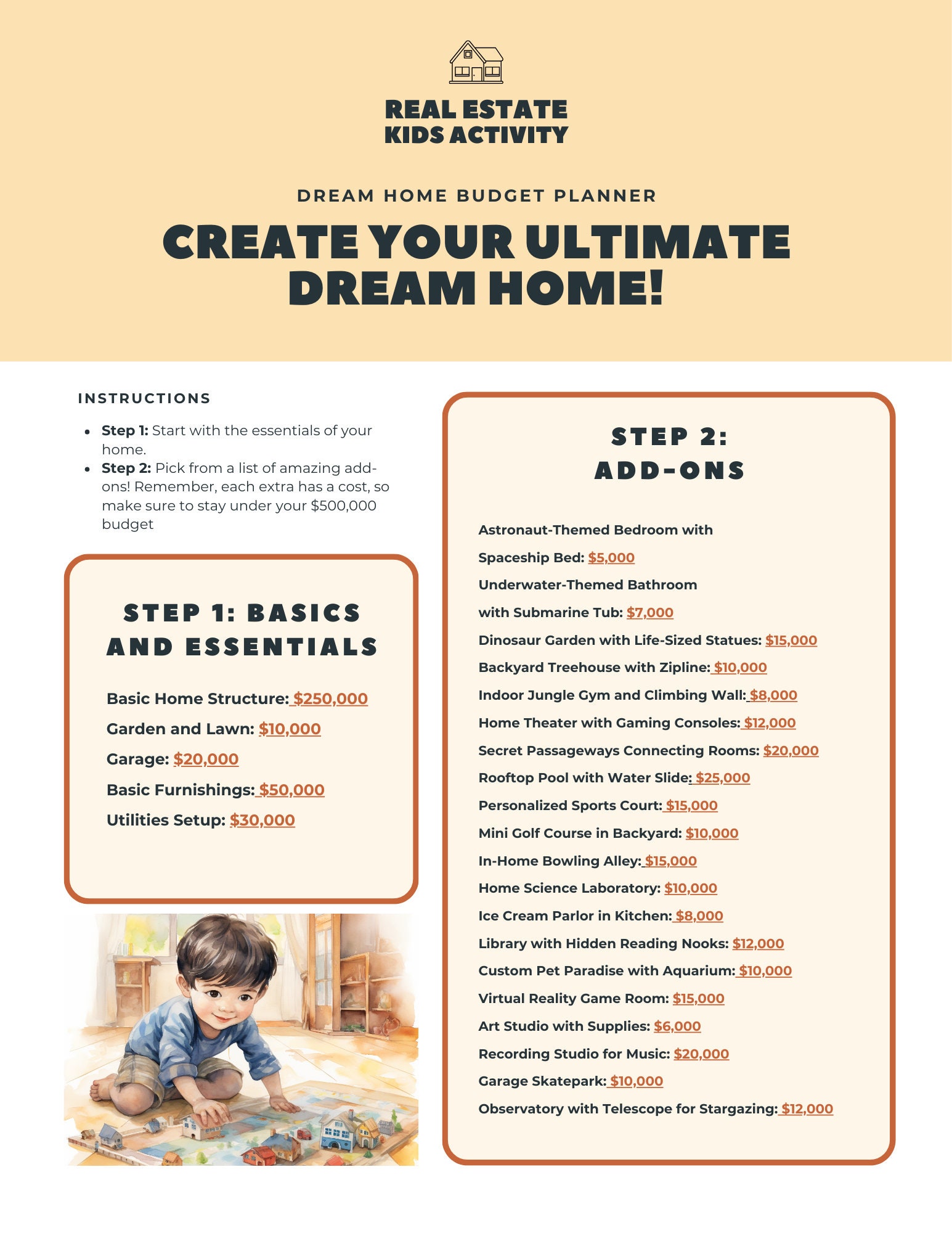 Kids Activity Book Real Estate, Real Estate Kids Activity, Realtor ...