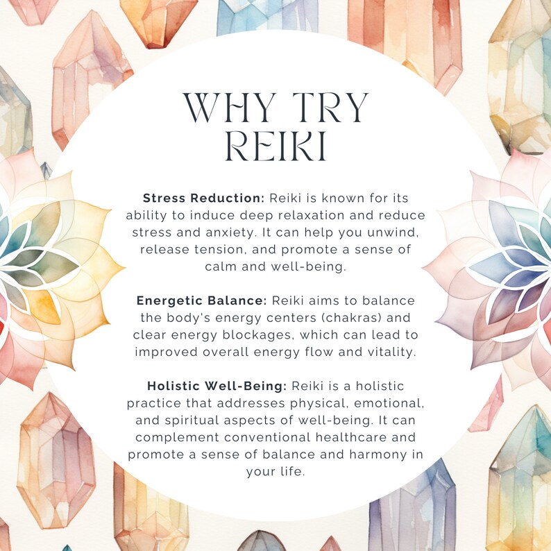 Reiki Instagram Post Templates, Health Wellness Coach Content Holistic ...