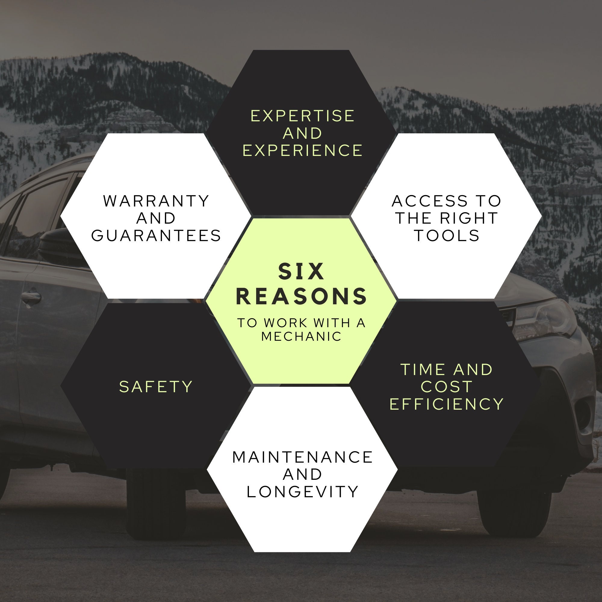 Mechanic Instagram Post Templates, Auto Repair Shop Instagram, Car ...