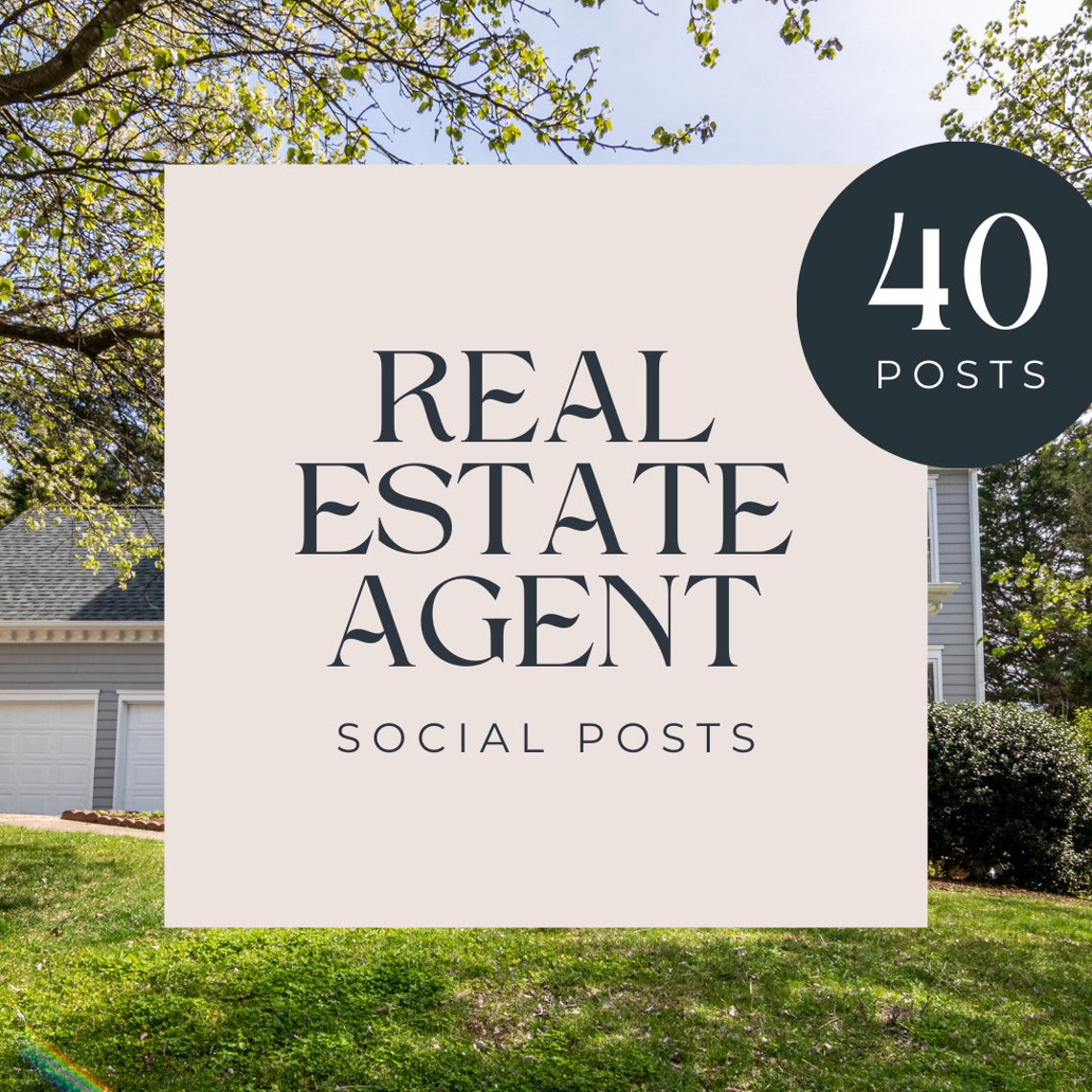 Realtor Instagram Posts April, Real Estate Marketing Template, Easter ...