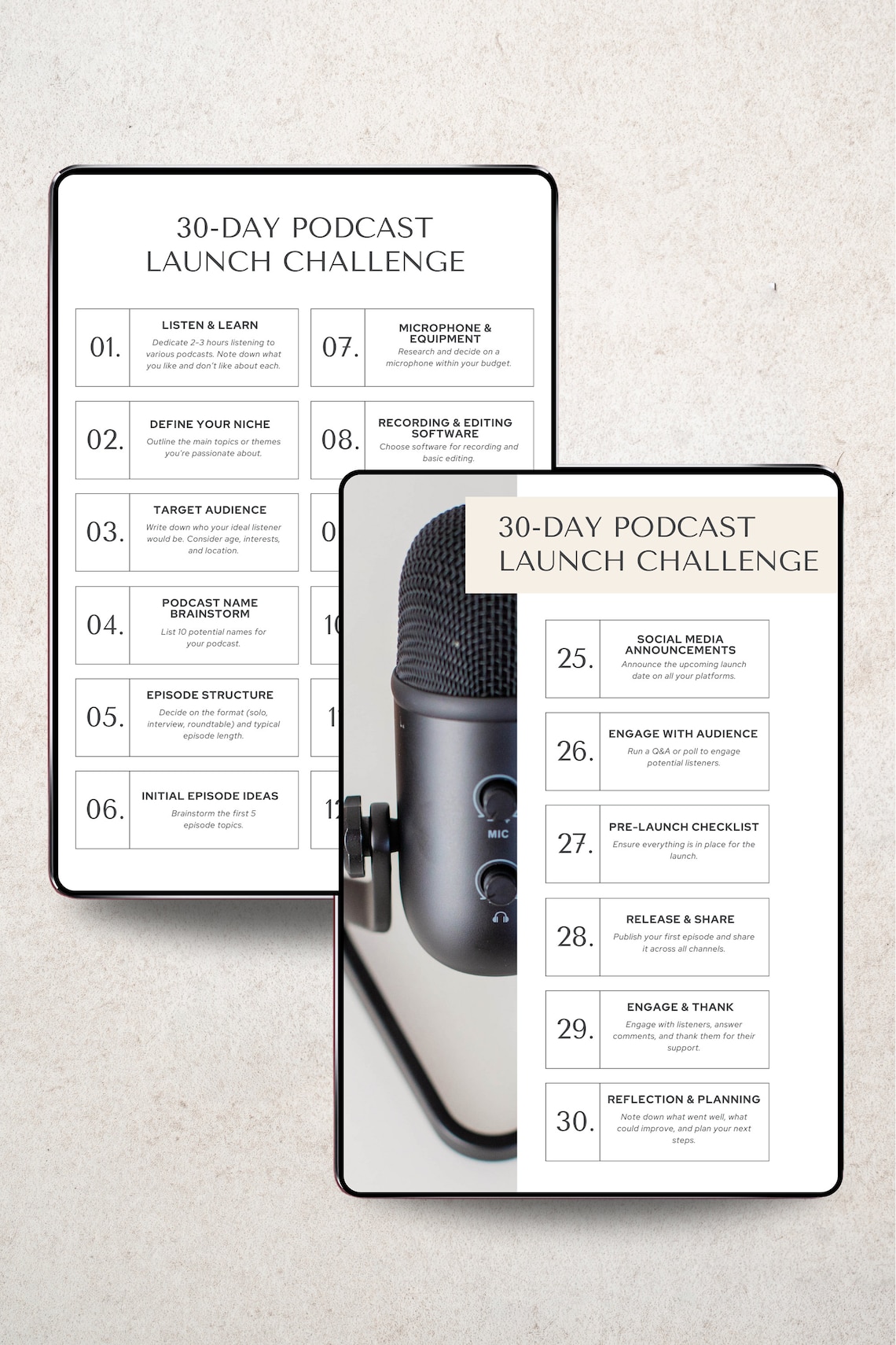Podcast Planner Template Editable, Podcast Content Planner, Podcast ...
