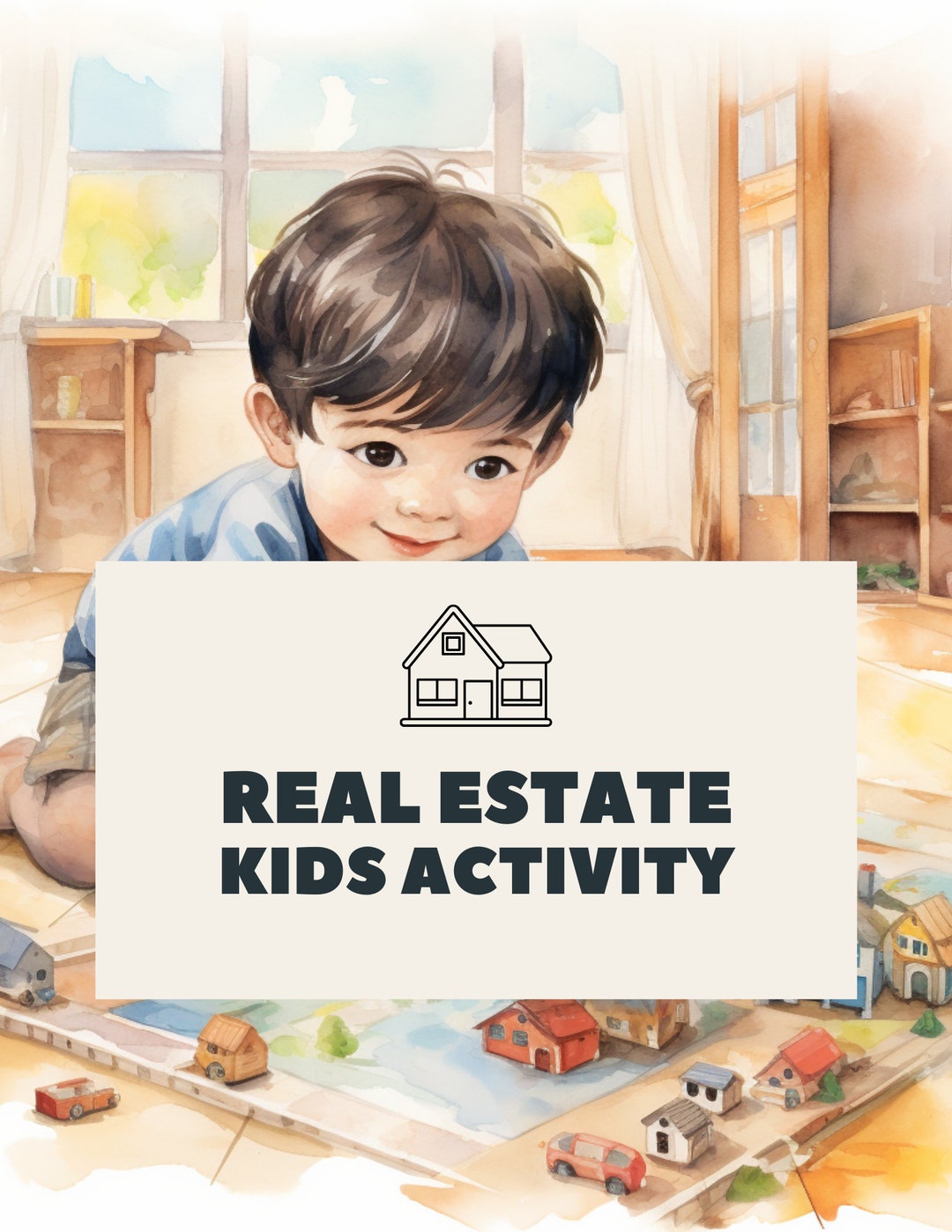 Kids Activity Book Real Estate, Real Estate Kids Activity, Realtor ...