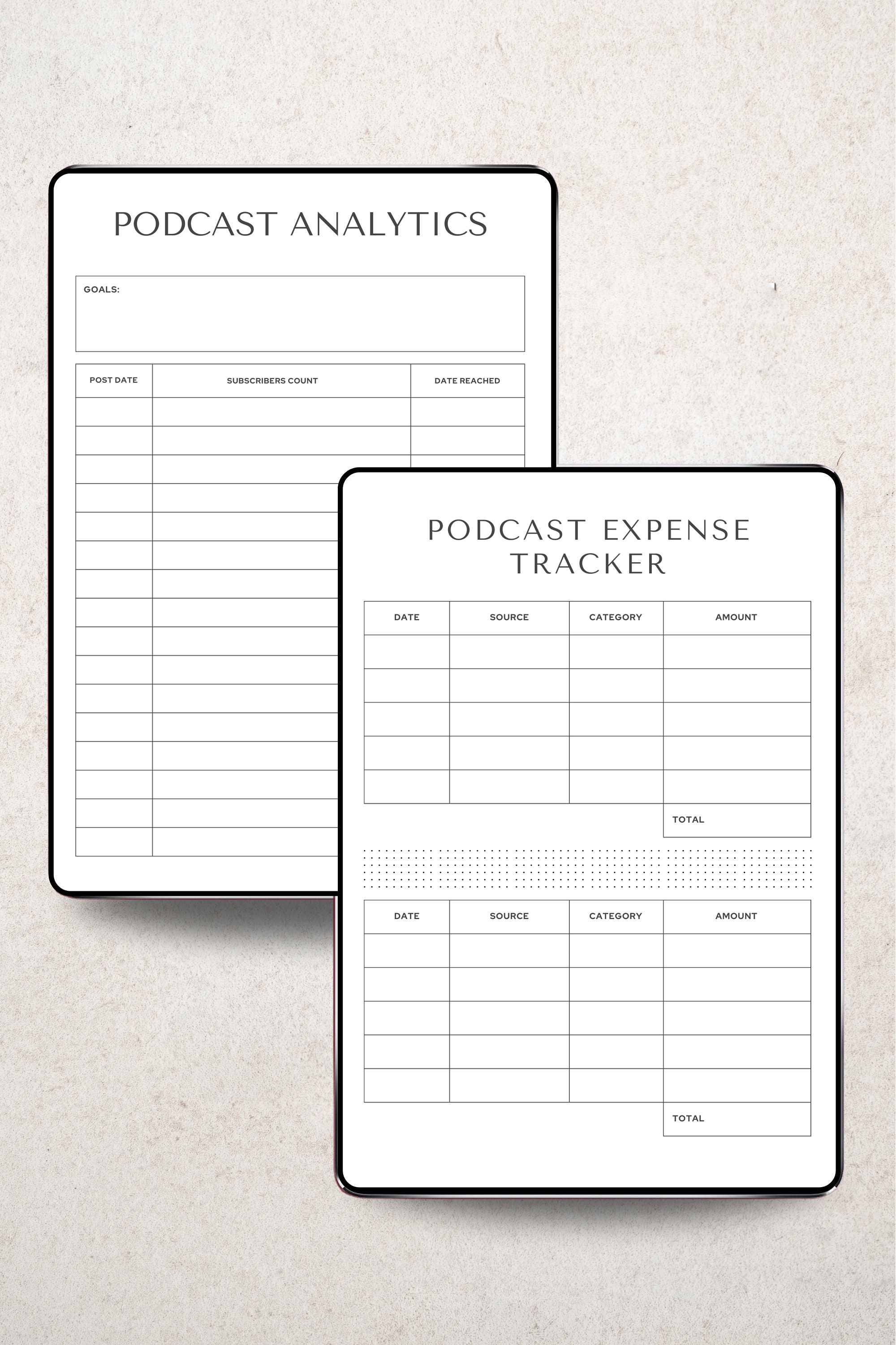 Podcast Planner Template Editable, Podcast Content Planner, Podcast ...