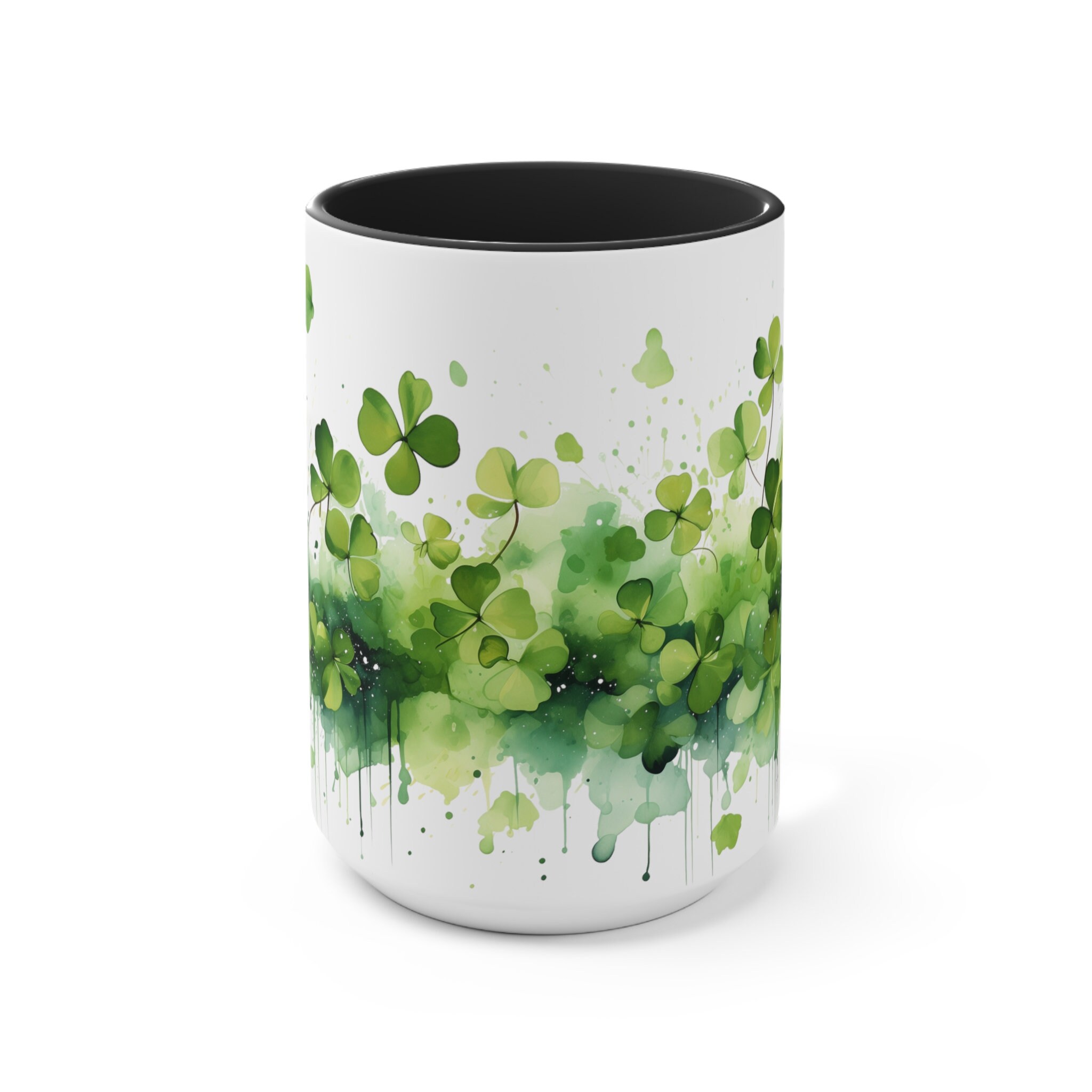 St Patricks Day Mug, Clover Mug, Shamrock Mug, Lucky Mug, Green Gift ...