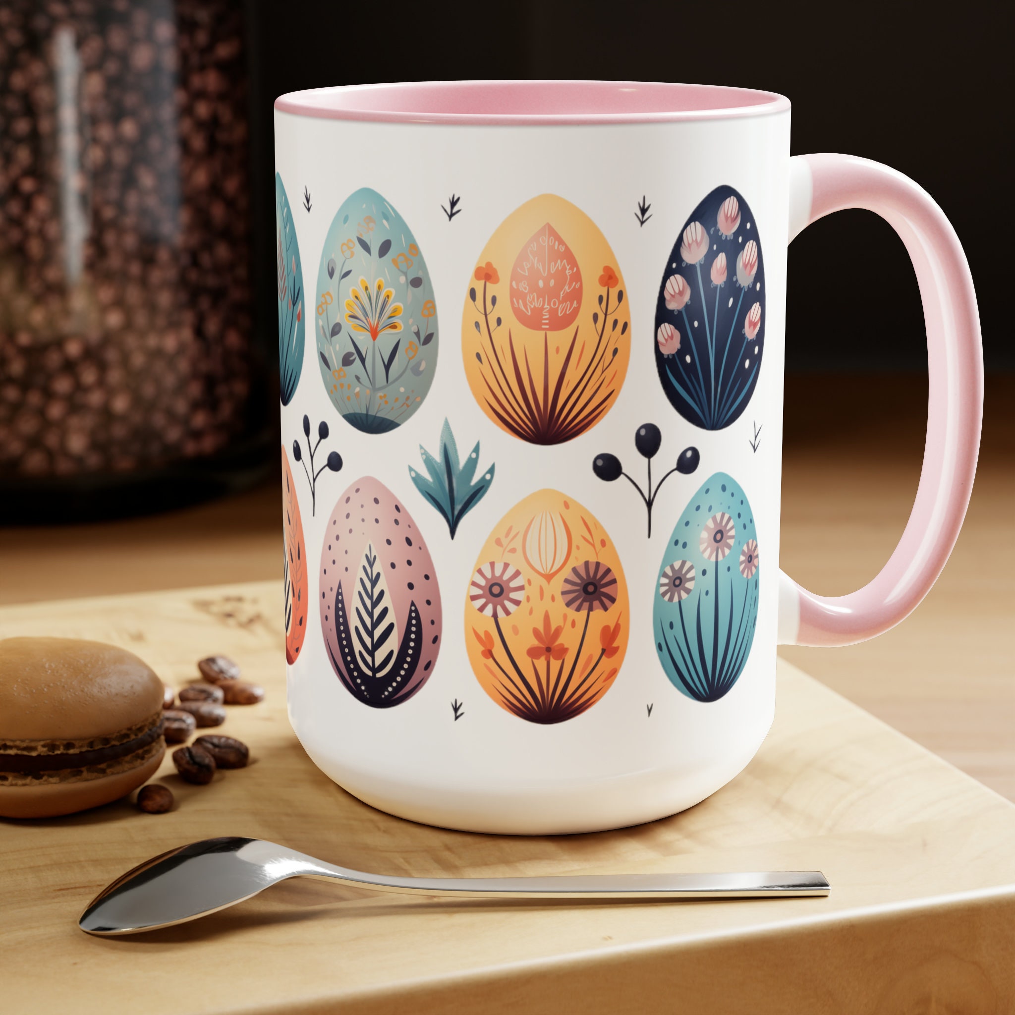 Easter Coffee Mug, Easter, Gift for Her, Gift, Easter Mug, Bunny Mug ...