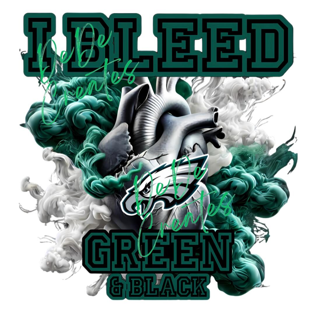 I Bleed Green and Black/i Bleed Green - Etsy