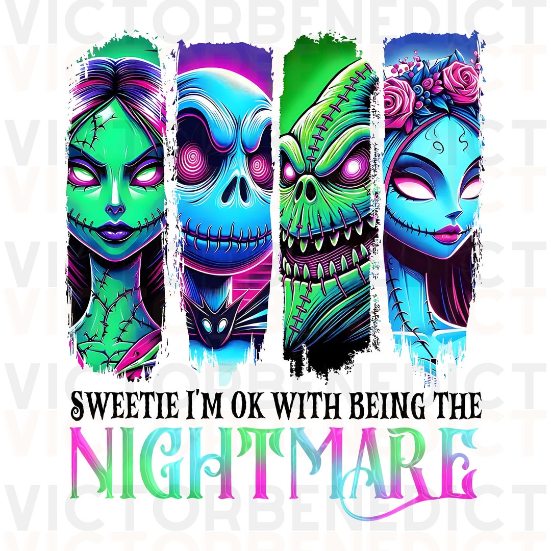 Sweetie Im Okay Being Nightmares Png, Spooky Vibes Png, Horror ...