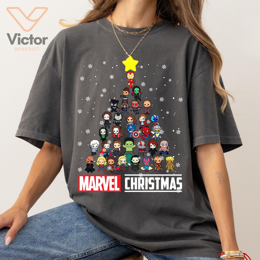 Marvel Christmas Tree Png, Avengers Christmas Png, Avengers Xmas Png ...