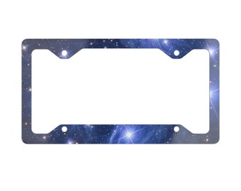 Space Galaxy License Plate Frame - Etsy