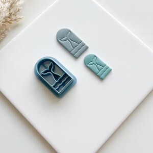 Summer Clay Cutters, Coastal Seashell Hoop Clay Cutters, Clay Earring ...