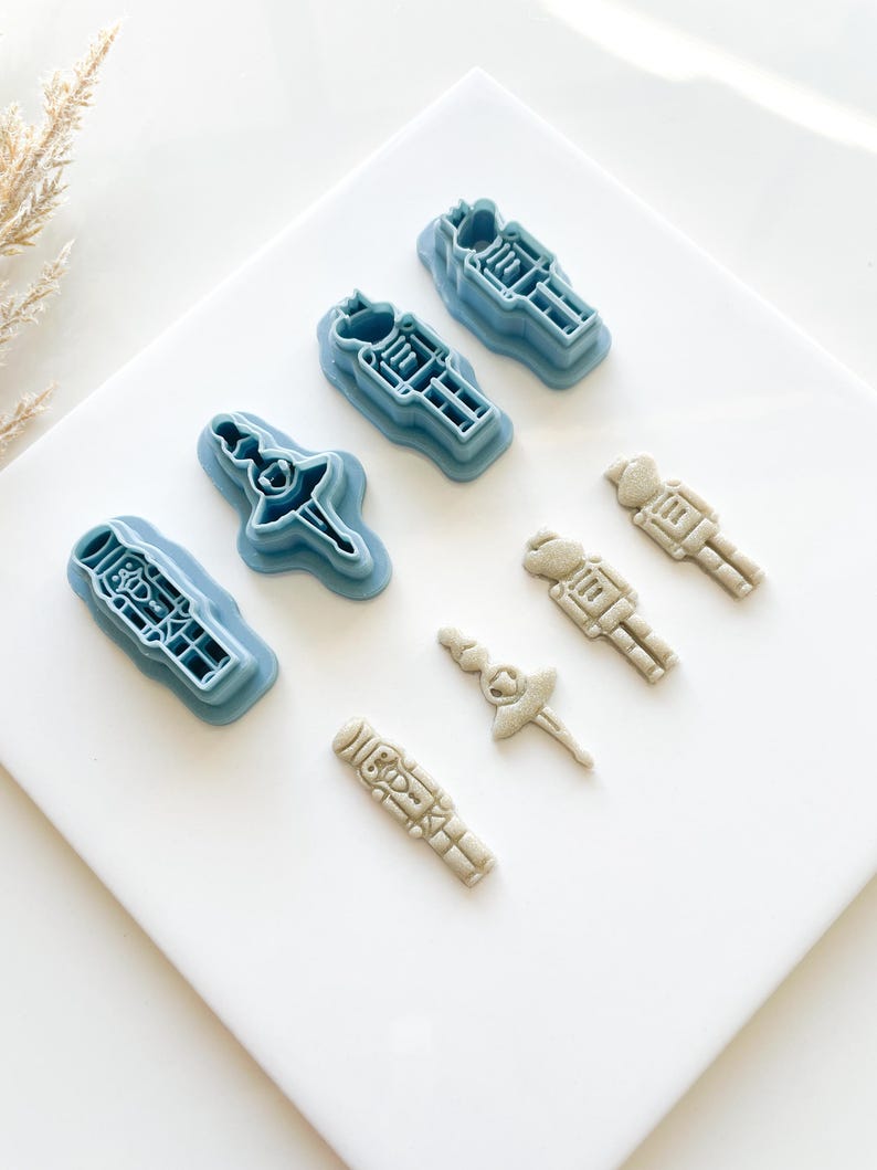 Nutcracker Polymer Clay Cutters, Mouse King, Ballerina, Dance, Ballet ...