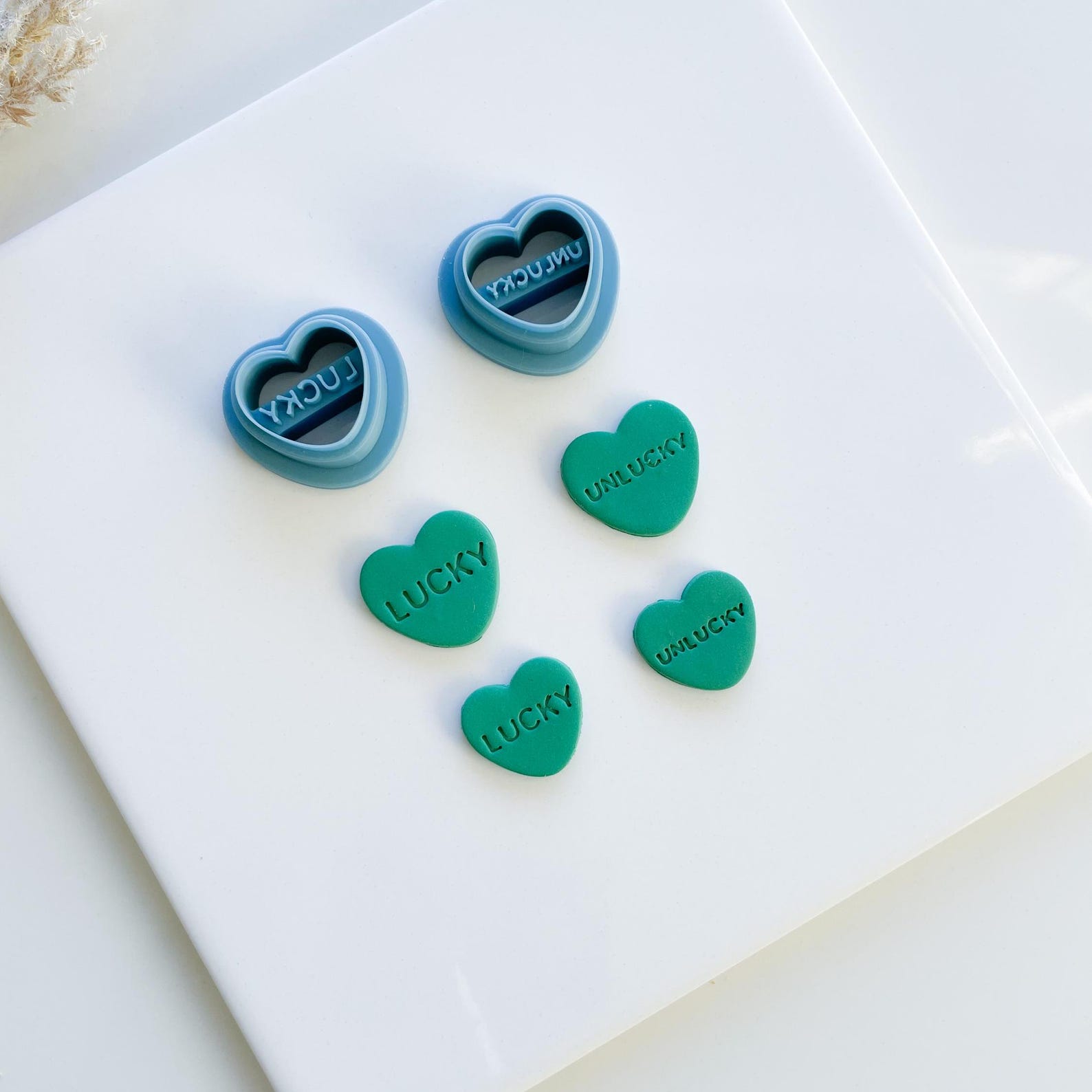 St. Patrick's Day Clay Cutters, St. Paddy's, LUCKY, Heart Cutters ...