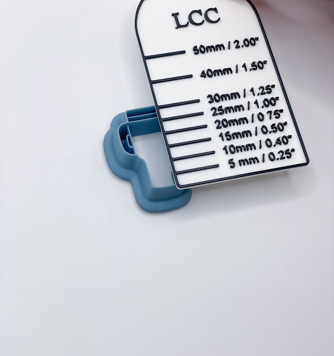 Earring Measurement Clay Cutter Measuring Tool Ruler Conversion Tool ...