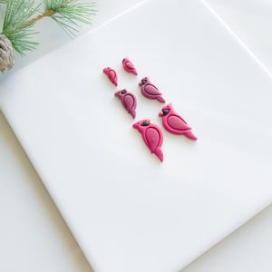Cardinal Clay Cutter, Bird, Embossed, Christmas Polymer Clay Cutters ...