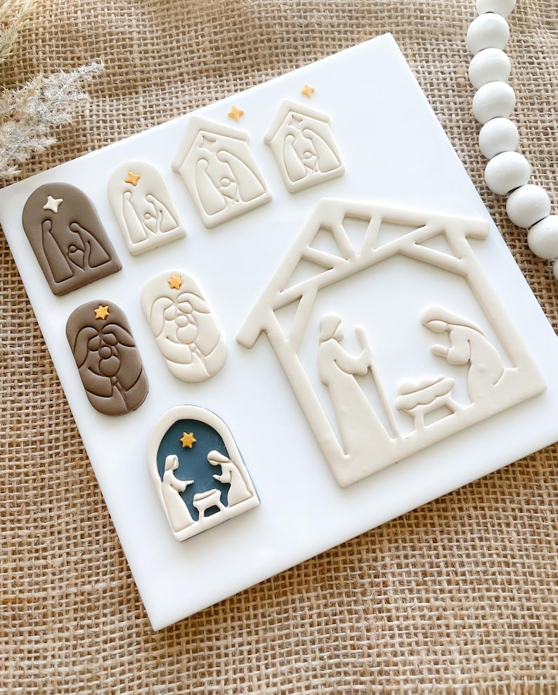Nativity Scene Polymer Clay Cutter - Etsy