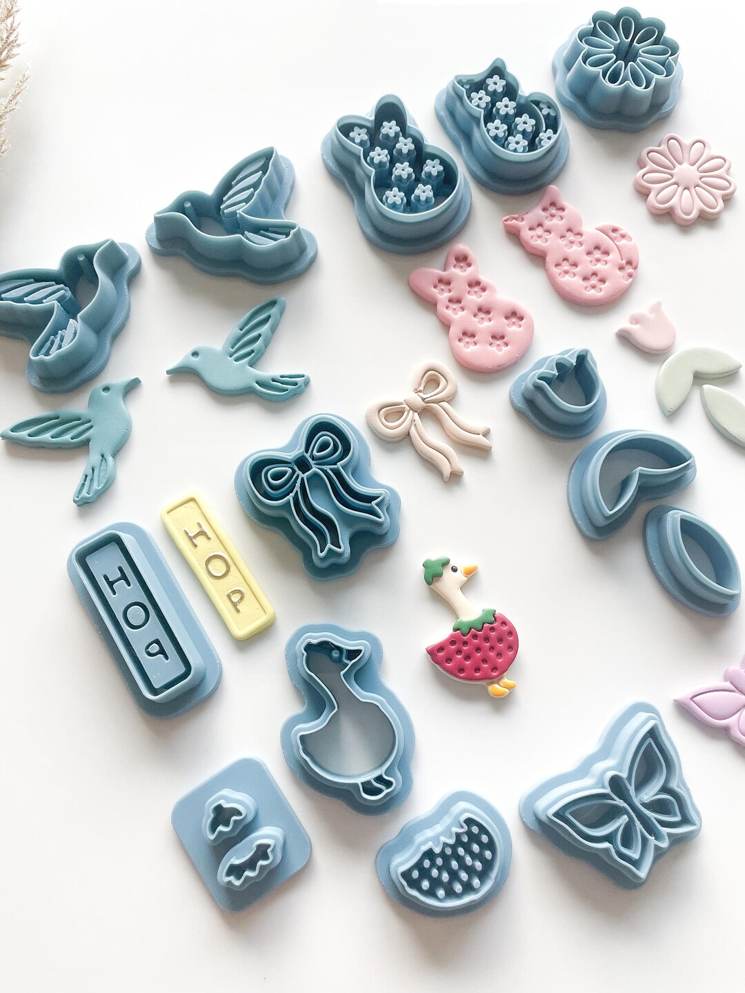 Spring Polymer Clay Cutters, Easter Earring Molds, Flower Themed - Etsy