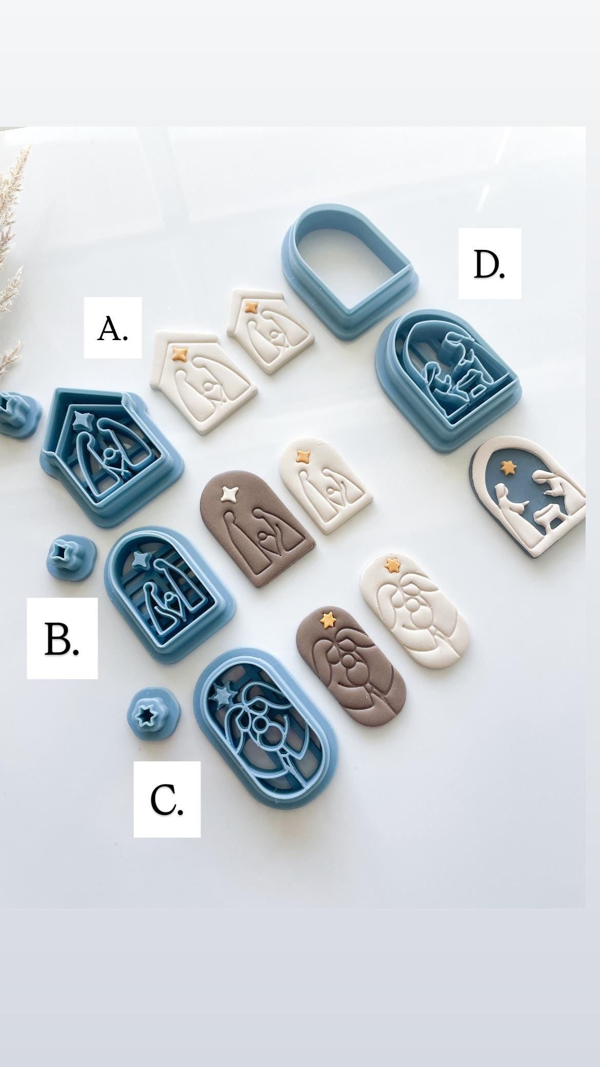 Nativity Scene Polymer Clay Cutter - Etsy