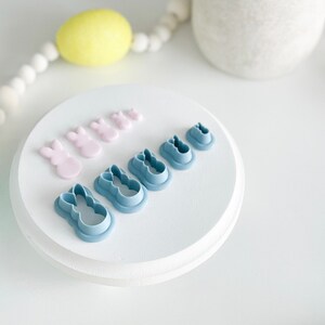 Easter Bunny Marshmallow Peep Cute Polymer Clay Cutter Art Supplies ...