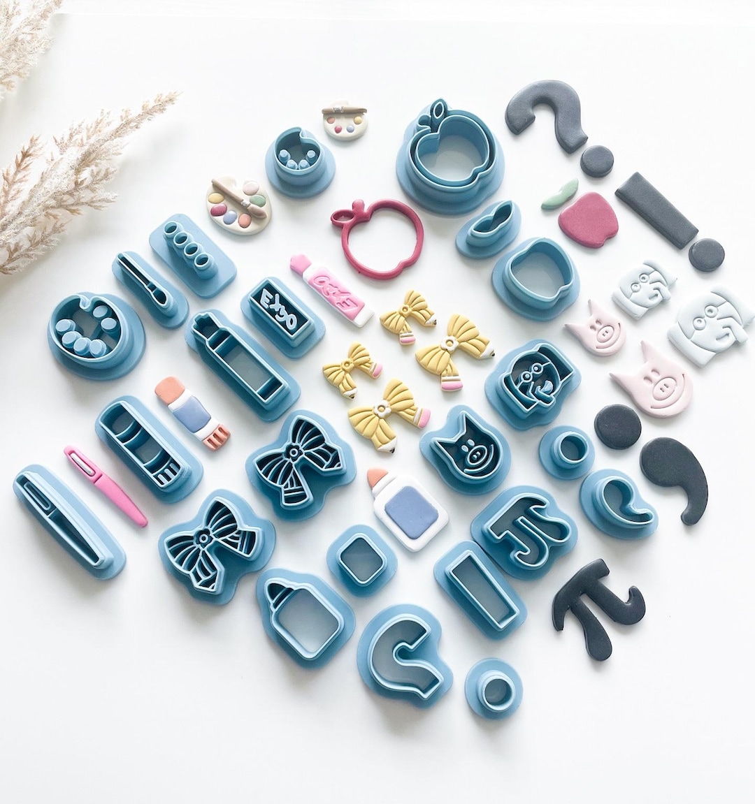 School Polymer Clay Cutters, Teacher Appreciation, Clay Cutters for ...