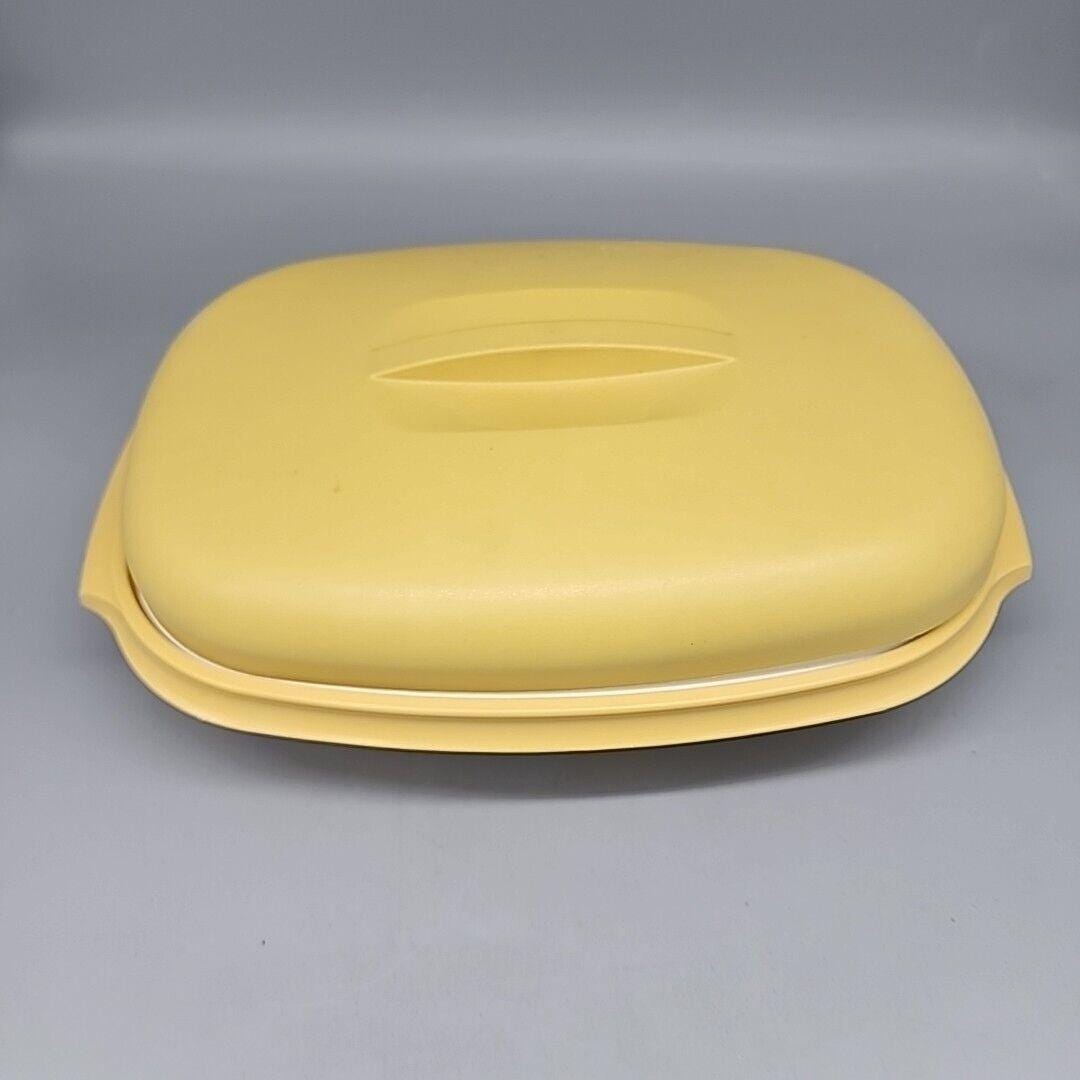 Vintage Tupperware Microwave Vegetable Rice Steamer Gold Vintage 1273-5 ...