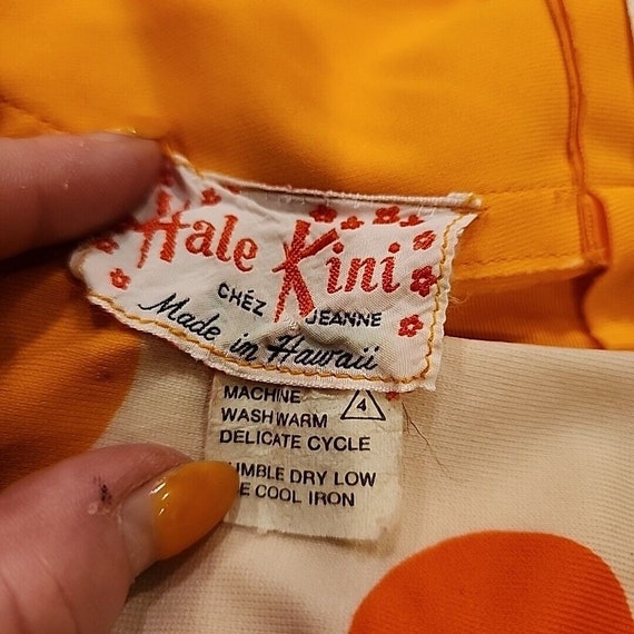 Vintage Hale Kini Chez Jeanne Made In Hawaii Dress Or… - Gem