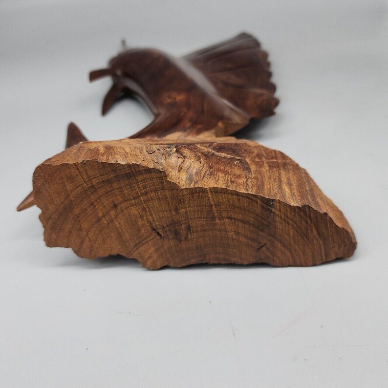 Vintage 1970's Haida Swordfish Pacific Marlin Native Wood Carving ...