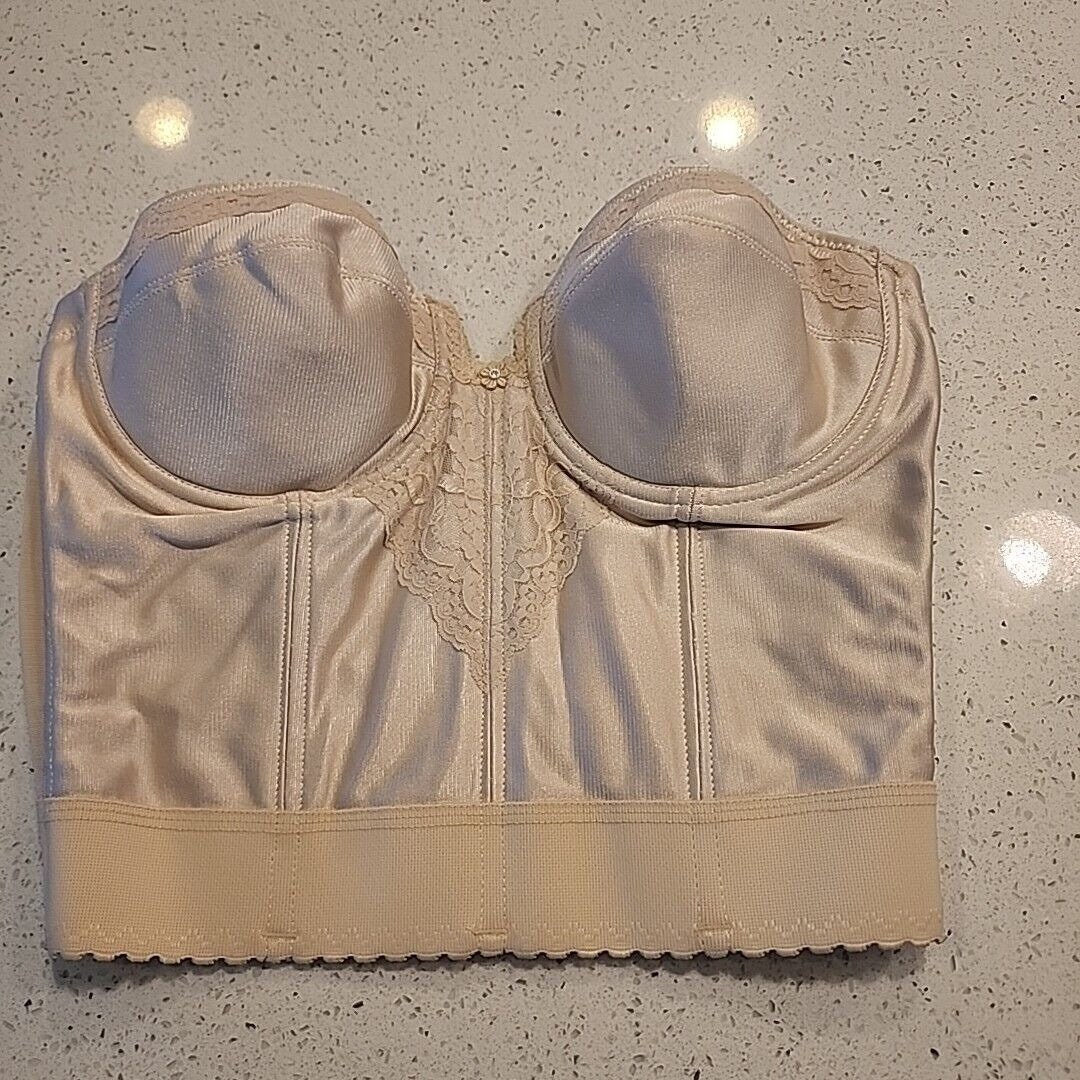 Vintage Goddess Strapless Bra 40D Model 611 Nude Underwire Boned Union Made - Etsy