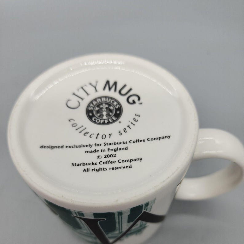 Starbucks 2002 City Collector Series Madrid Coffee/tea Mug - 16 Oz - Etsy