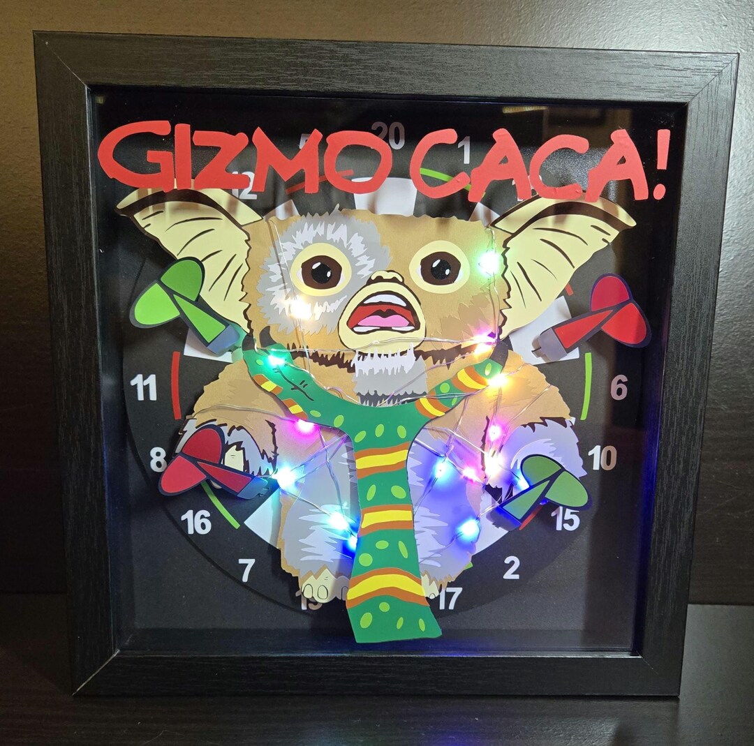 Gremlins Gizmo 9in X 9in Shadow Box With Led Lights - Etsy
