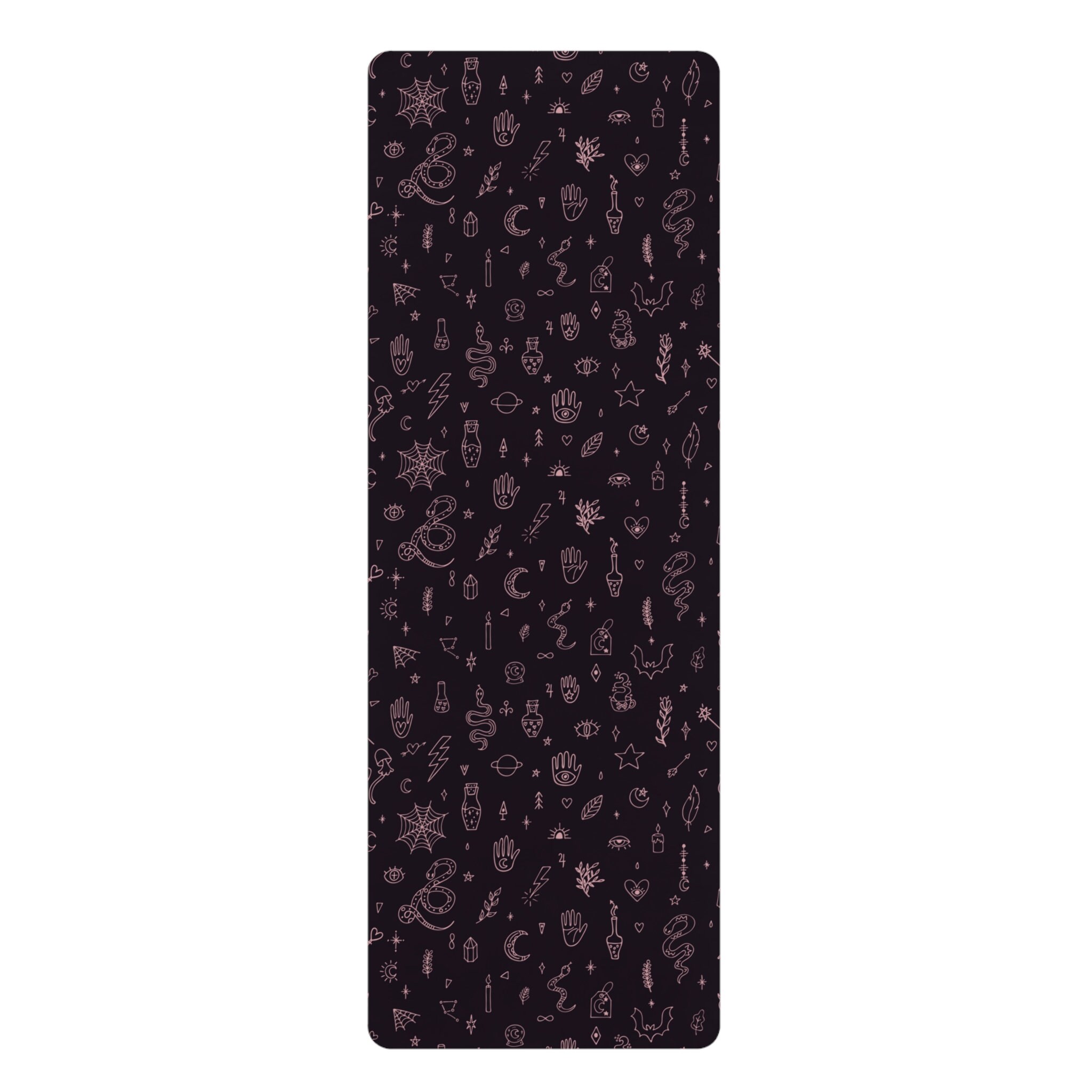 Dark Aesthetic Witchcore Rubber Yoga Mat Pilates Exercise Mat Gift for ...