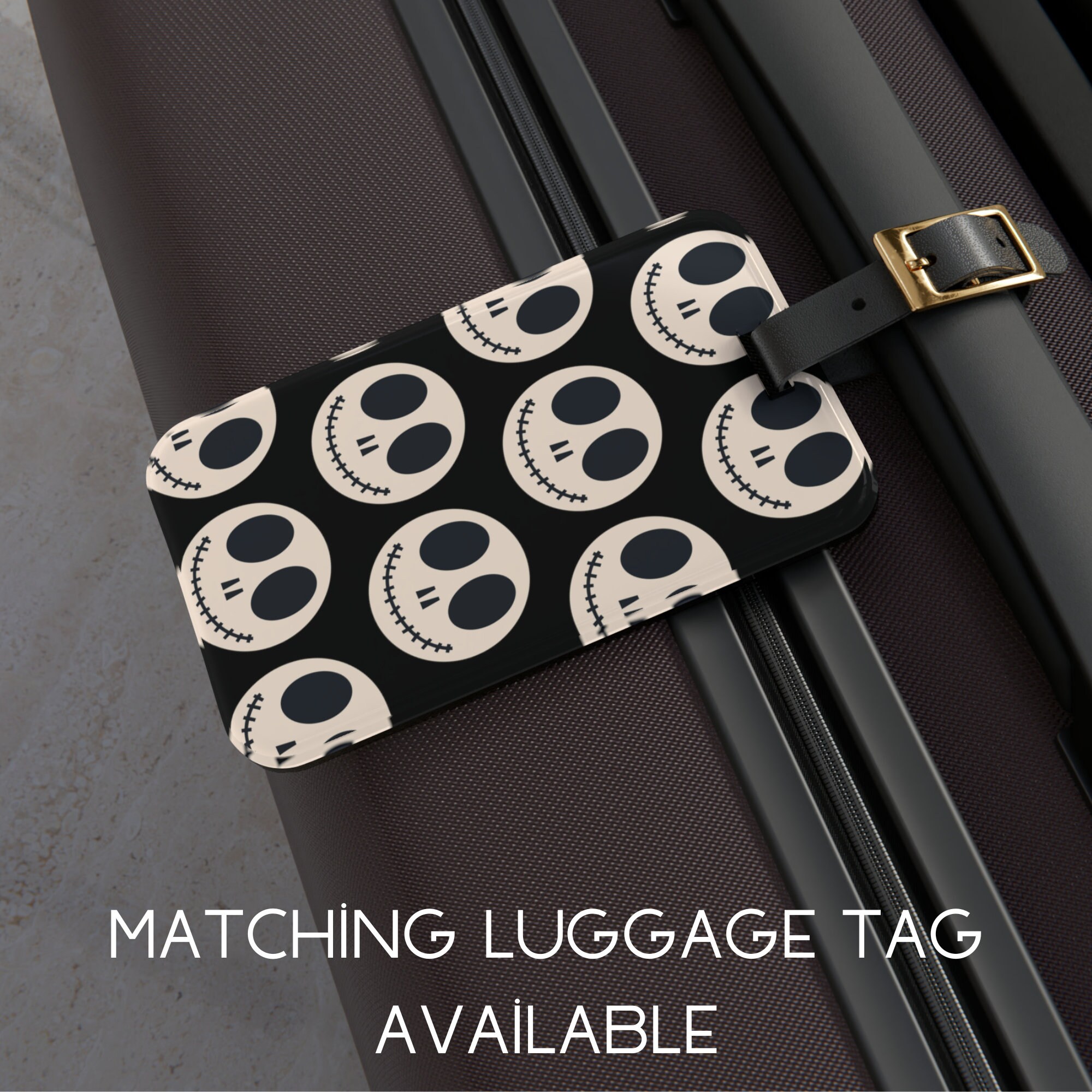 Goth Skull Face Passport Cover Spooky Goth Travel Accessories Honeymoon ...