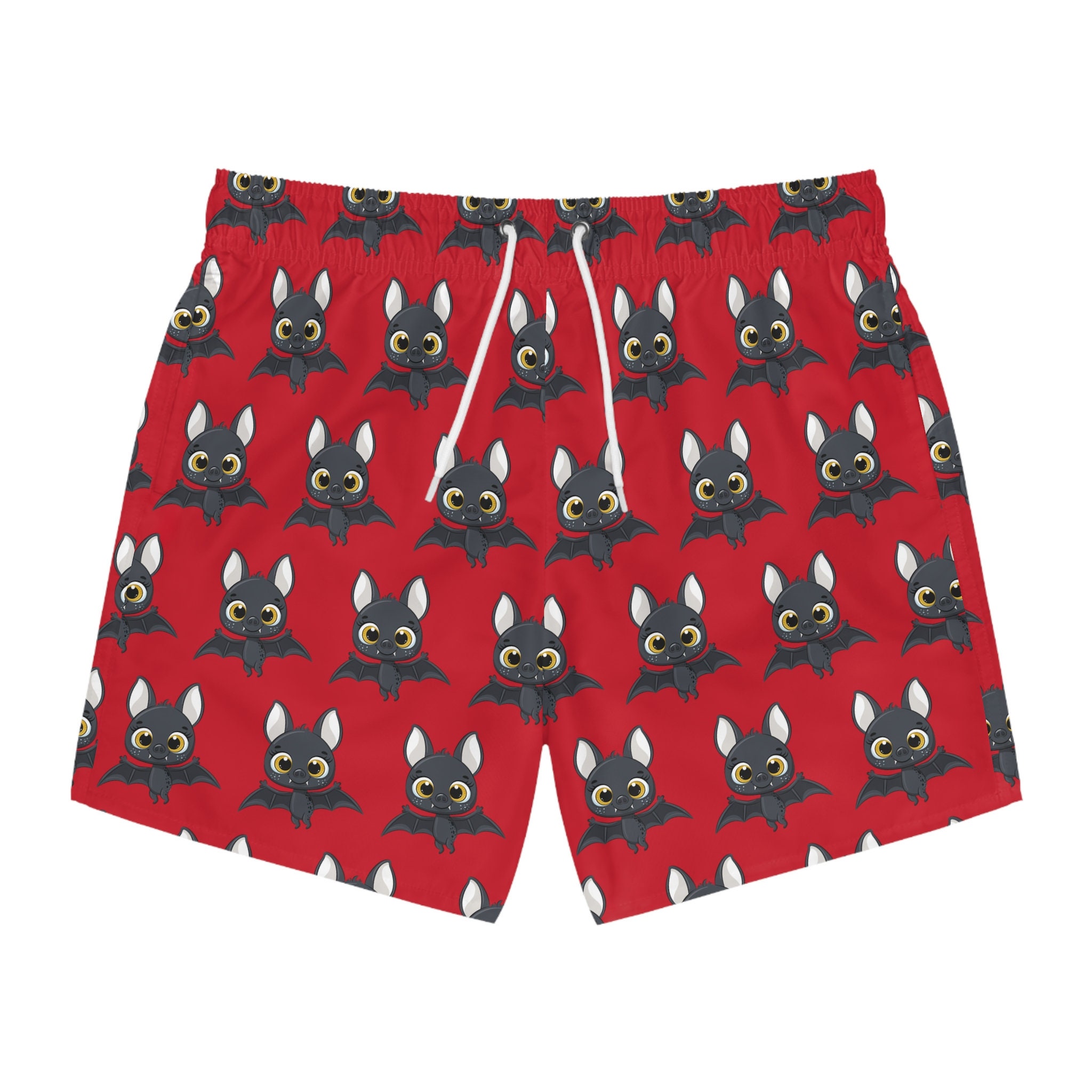 Goth Creepy Cute Bat Swim Trunks AOP - Etsy
