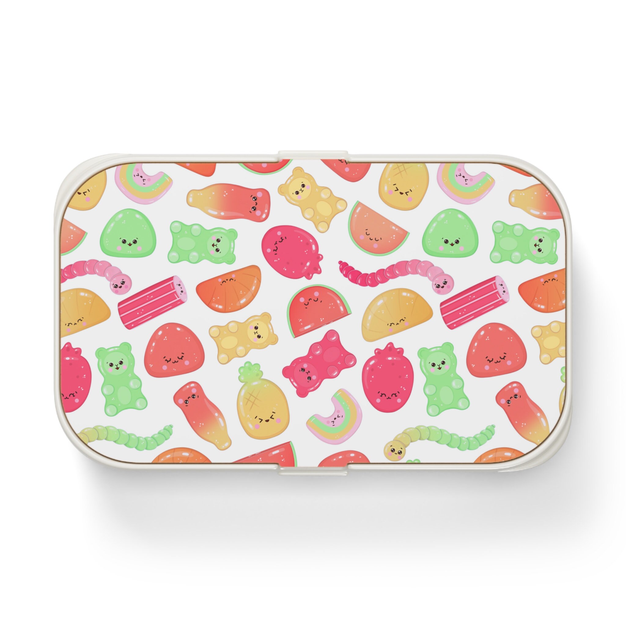 Kawaii Gummy Bear Bento Lunch Box Adult Bento Box Snack Box Kawaii Gift ...